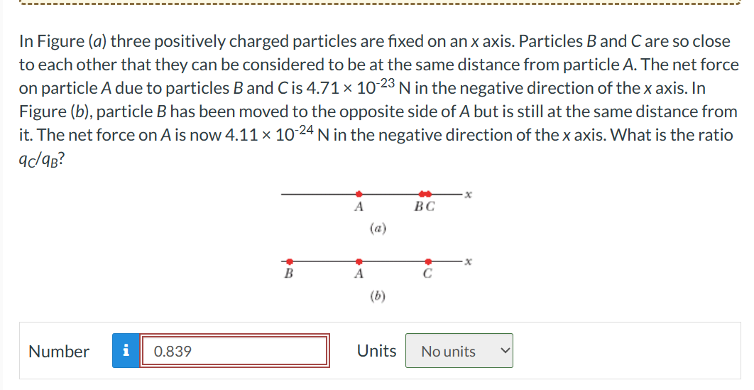Solved In Figure (a) three positively charged particles are | Chegg.com