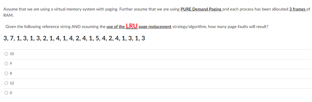 Solved Assume that we are using a virtual memory system with | Chegg.com