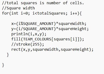 Start by finding out how large your squares array | Chegg.com
