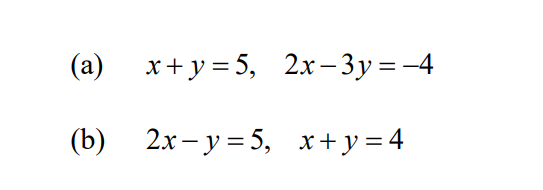 Solved Solve the following system linear equation using | Chegg.com