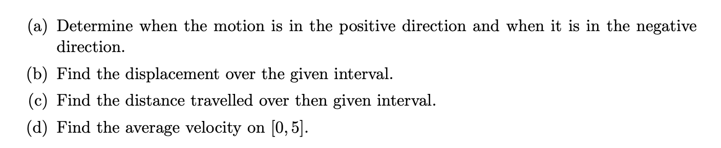 Solved 6 Consider An Object Moving Along A Line With A
