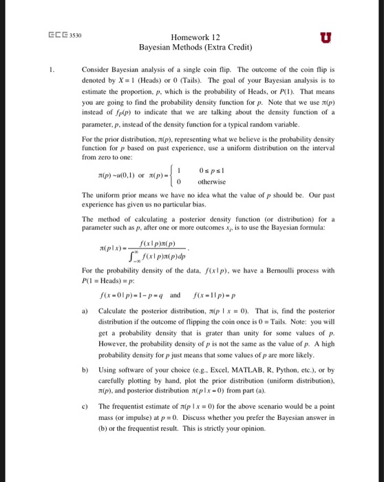 2. This question examines the consistency of Bayesian | Chegg.com