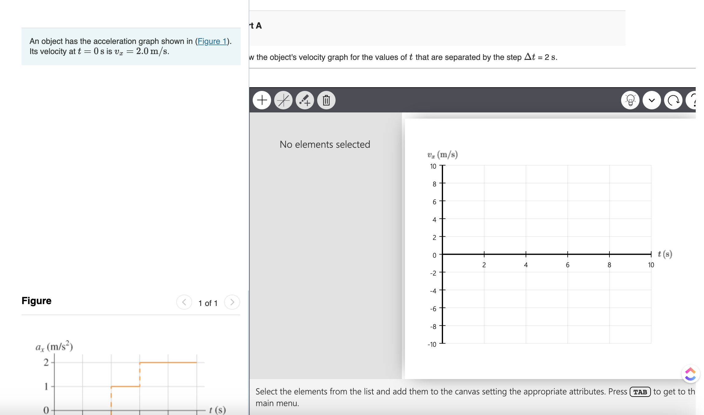 Solved An object has the acceleration graph shown in (Figure | Chegg.com