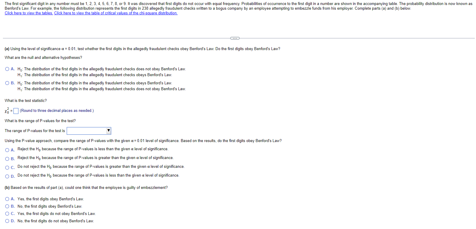 Solved Click here to view the tables. Click here to view the | Chegg.com