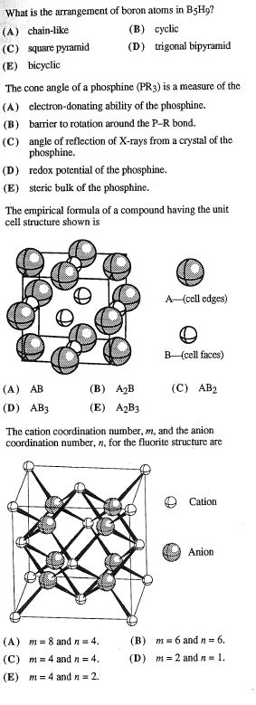 Solved What is the arrangement of boron atoms in B5H9? (A) | Chegg.com