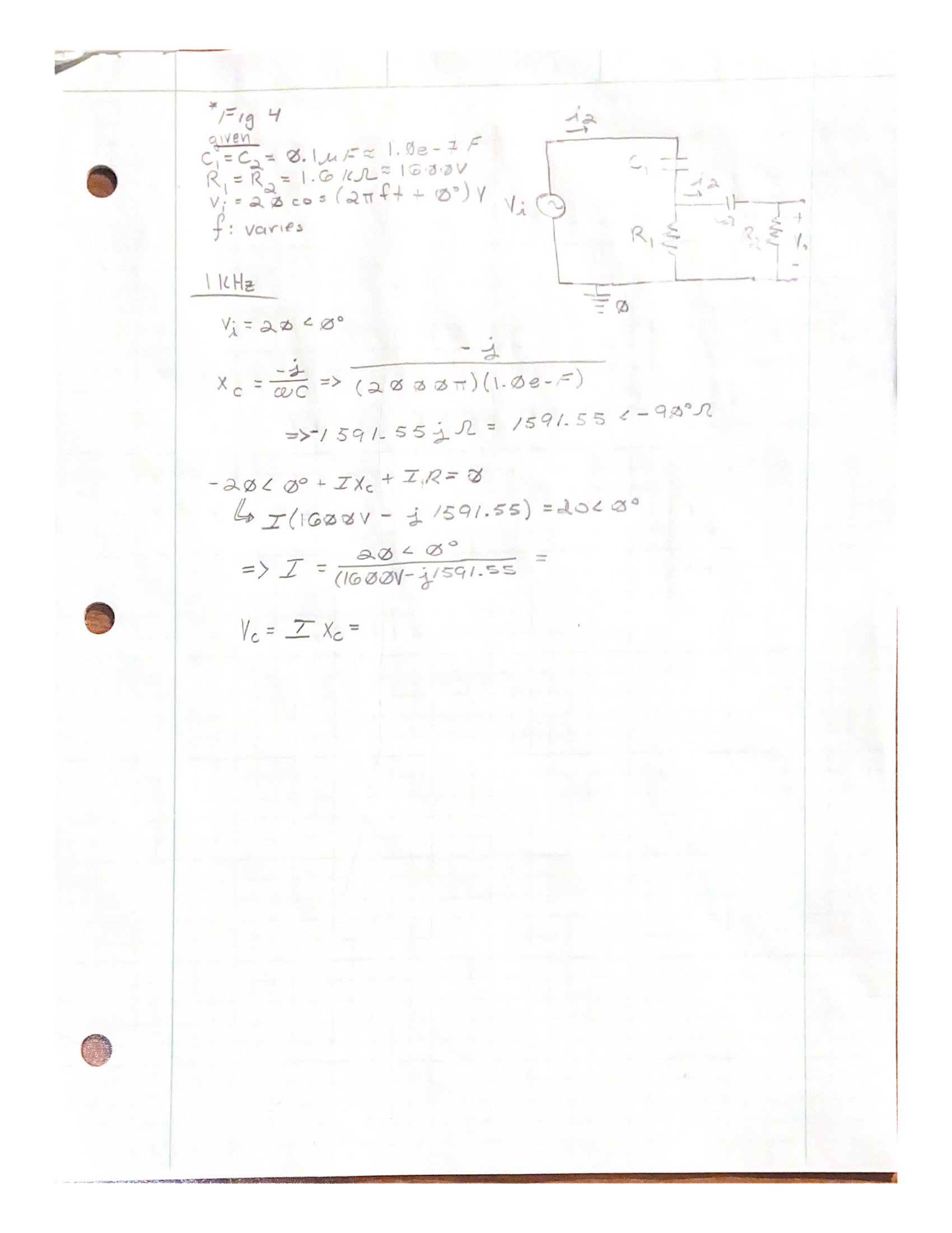 Solved Phasor transformation for circuit elements: Fig 1 | Chegg.com