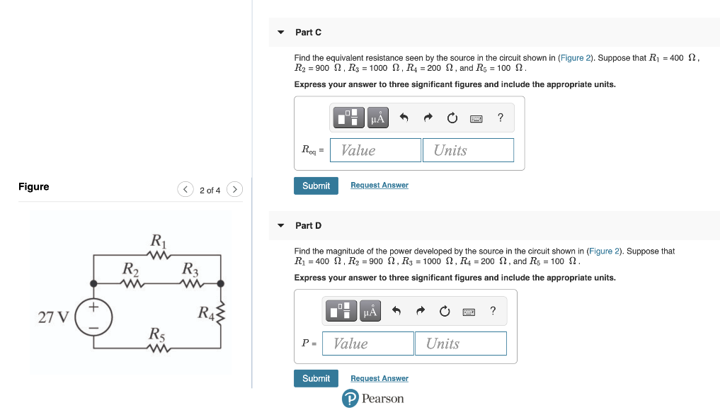 Solved Review Constants Part A Find the equivalent | Chegg.com