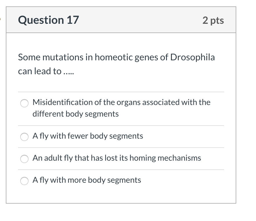 Solved Question 49 2 pts Plant morphogen that defines root | Chegg.com