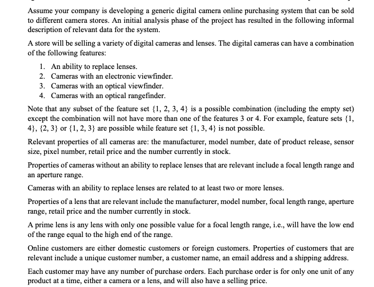Draw an ER/EER schema diagram for this application. | Chegg.com