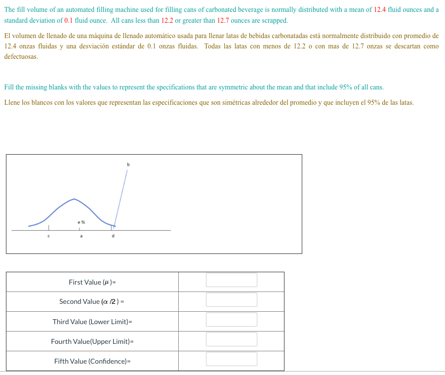 Solved The fill volume of an automated filling machine used | Chegg.com