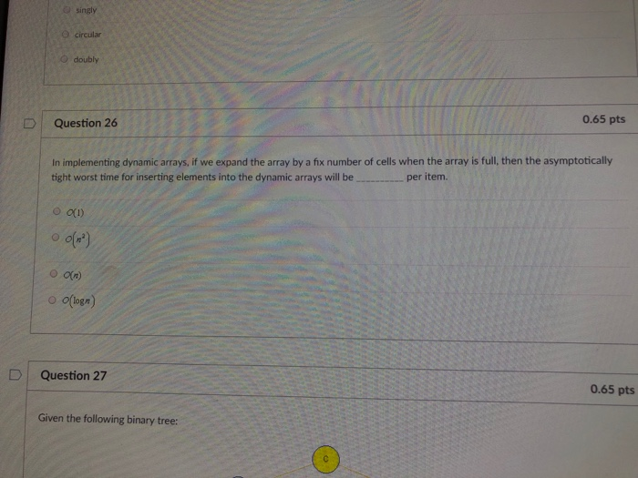 Solved A proper binary tree has 101 nodes, the minimum | Chegg.com