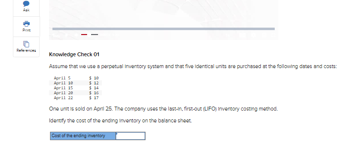 Solved References Knowledge Check 01 Assume that we use a | Chegg.com