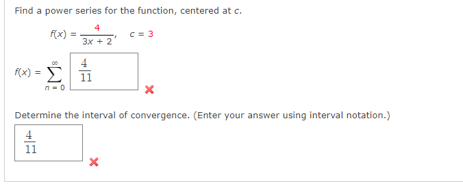 Solved Find a power series for the function, centered at c. | Chegg.com