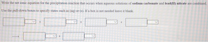 Solved (a) When aqueous solutions of Pb(NO3)2 and KBr are | Chegg.com