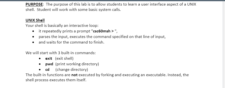 Solved PURPOSE: The purpose of this lab is to allow students | Chegg.com