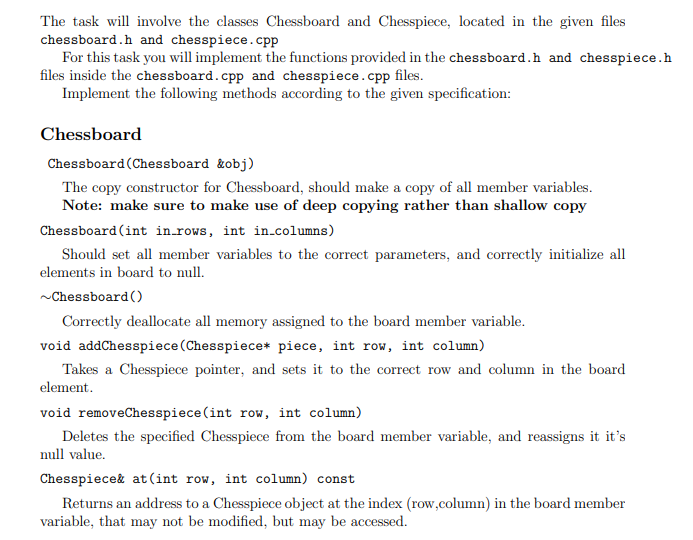 Solved Please can somebody complete the following in c++98. | Chegg.com