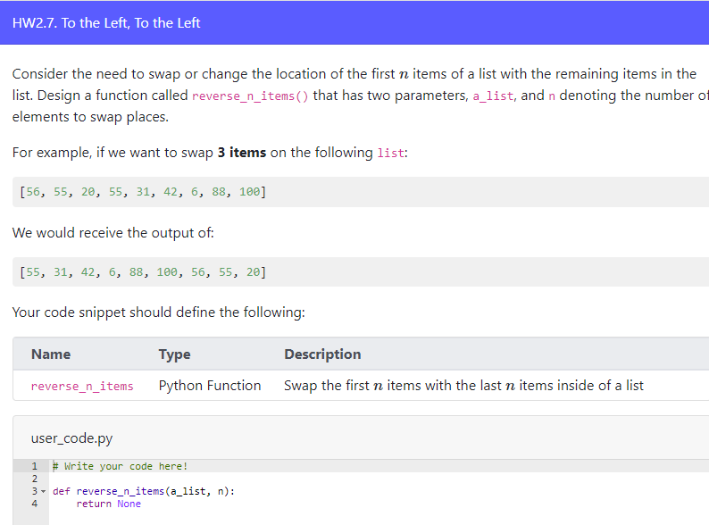 Solved Consider the need to swap or change the location of | Chegg.com