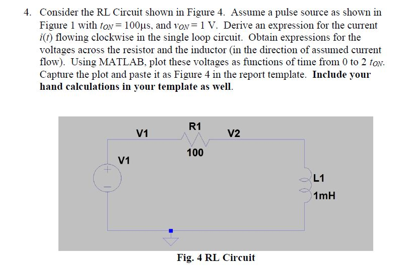 Solved 1. Consider the RC Circuit shown in Figure 3. Assume | Chegg.com