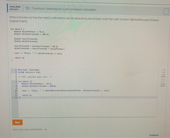 Solved CHALLENGE 7B1: Functions: Factoring out a | Chegg.com