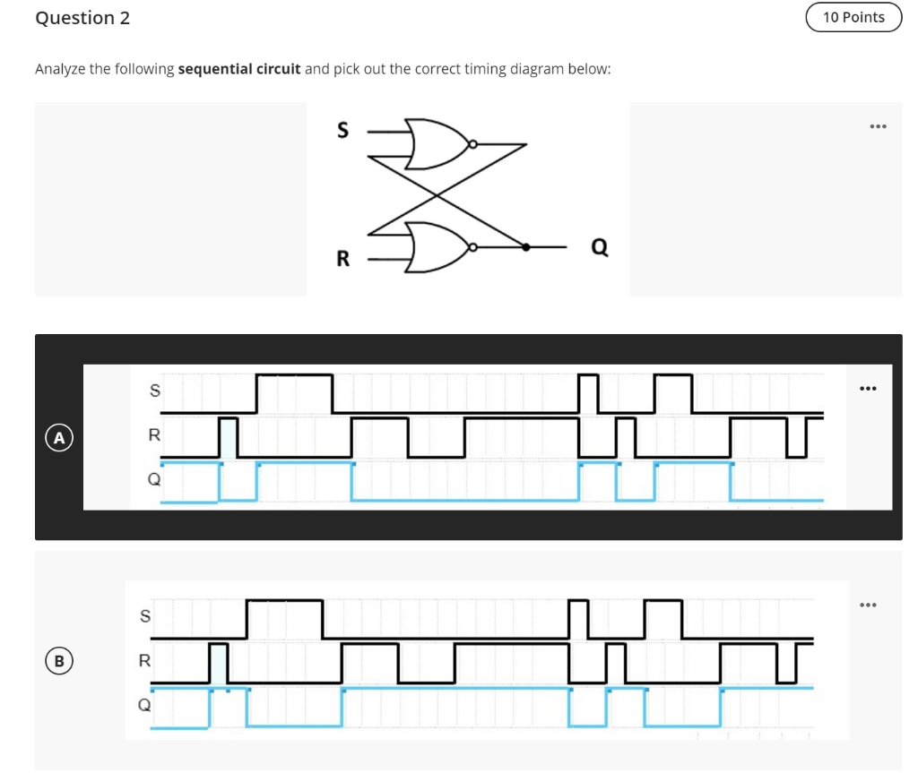 Solved Question 2 10 Points Analyze the following sequential | Chegg.com