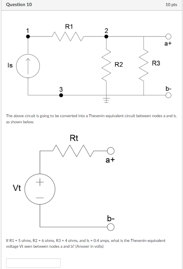 Solved If R1 = 5 ohms, R2 = 6 ohms, R3 = 4 ohms, and Is = | Chegg.com