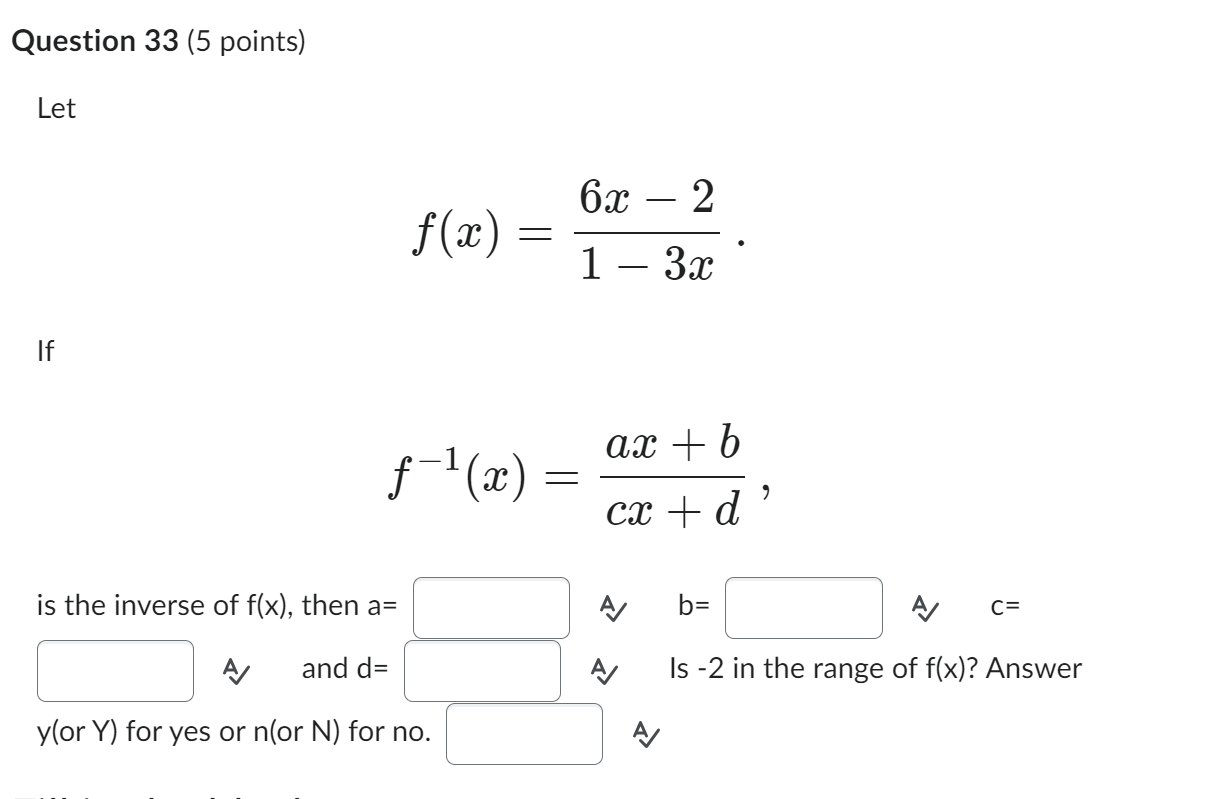 Solved Question 33 (5 | Chegg.com