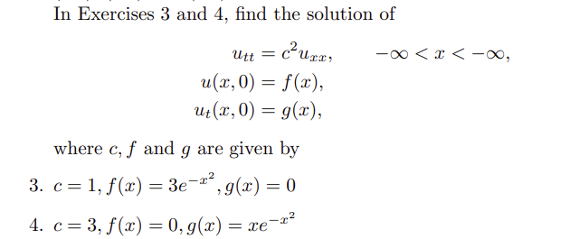 Solved In Exercises 3 and 4, find the solution of | Chegg.com