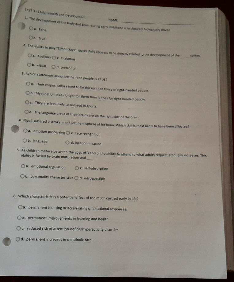 Test Question Development