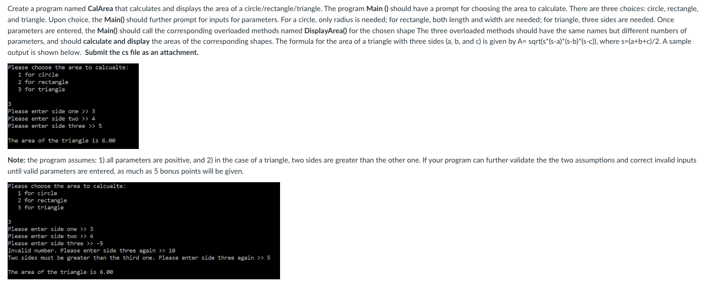 Solved Help with C#! ﻿output is shown below. Submit the cs | Chegg.com