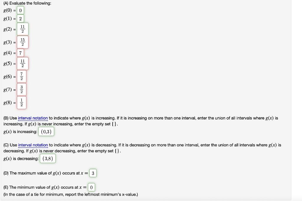 Solved (1 point) Letf be the function whose graph is shown | Chegg.com