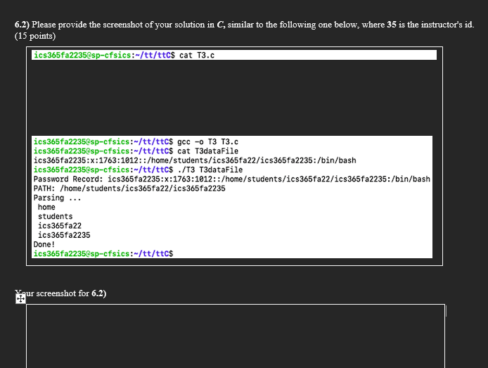 6. Please create a data file, T3dataFile, on our | Chegg.com