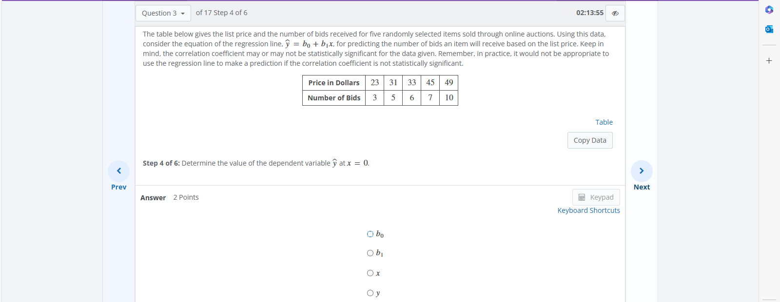 Solved The table below gives the list price and the number | Chegg.com