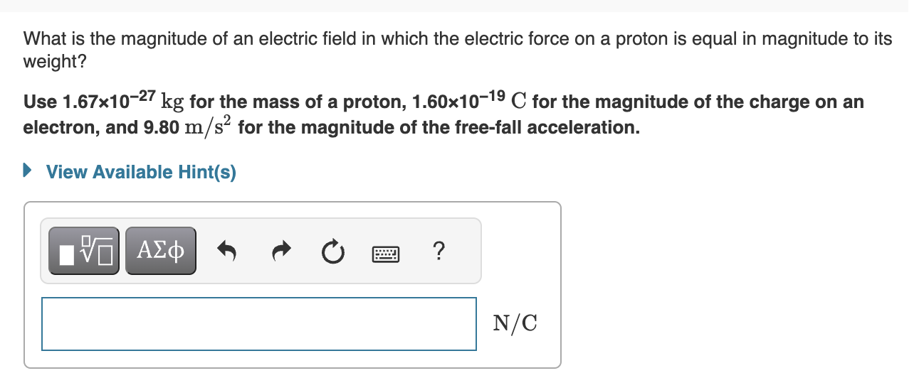 Solved Part A What must the charge (sign and magnitude) of a | Chegg.com