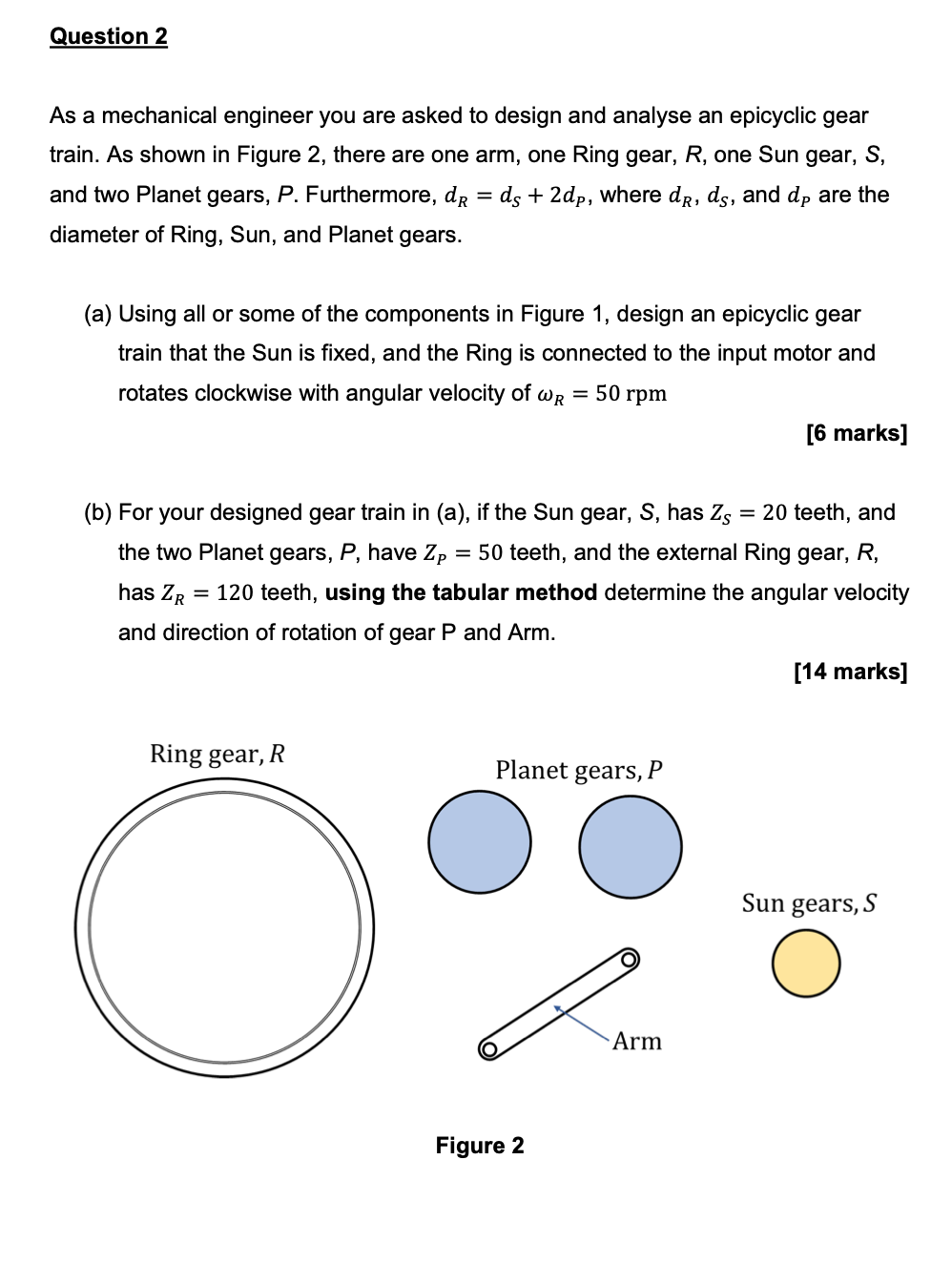 Solved Question 2 As a mechanical engineer you are asked to | Chegg.com