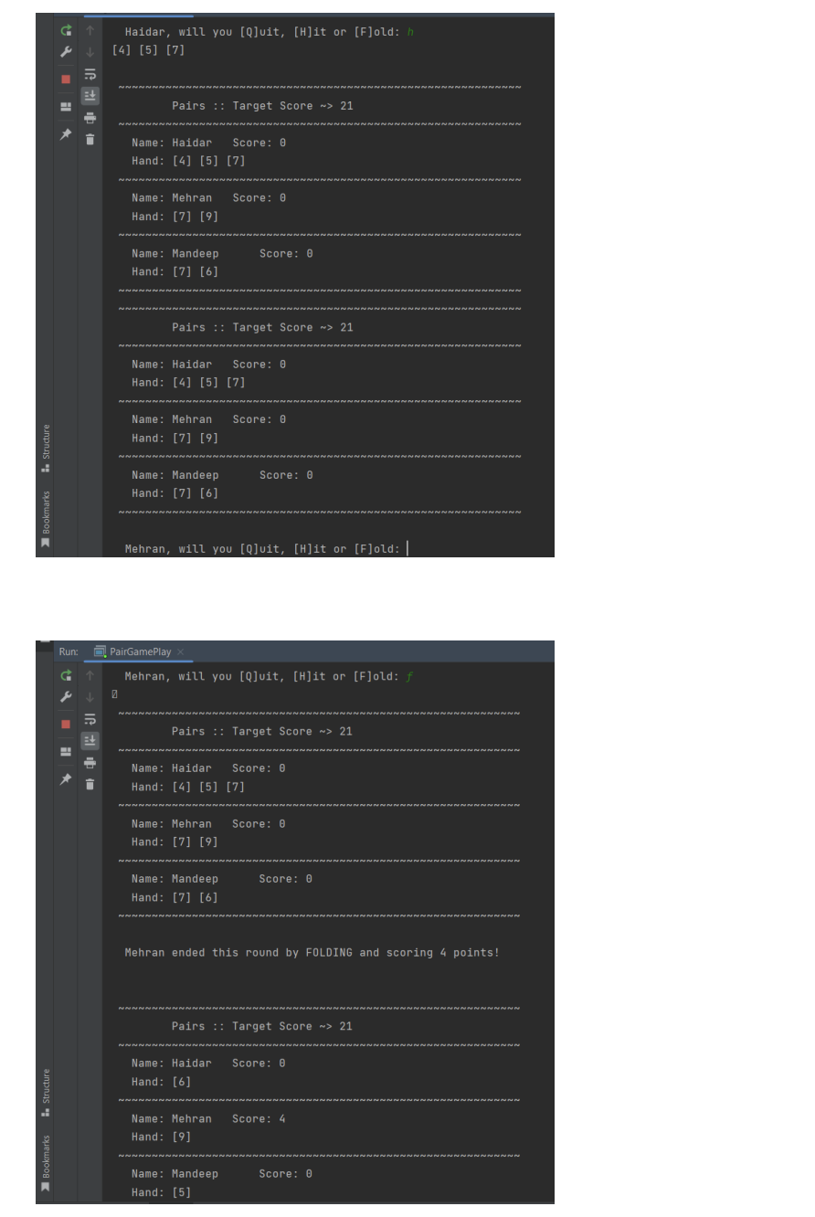 Solved Task 3: Play Pairs Card Game Your next task is to | Chegg.com