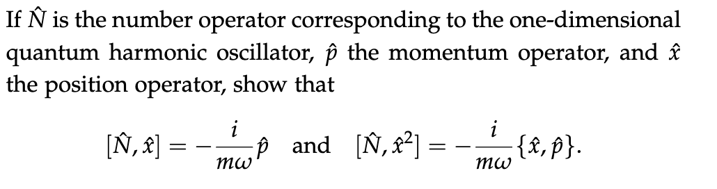 Solved If N^ is the number operator corresponding to the | Chegg.com