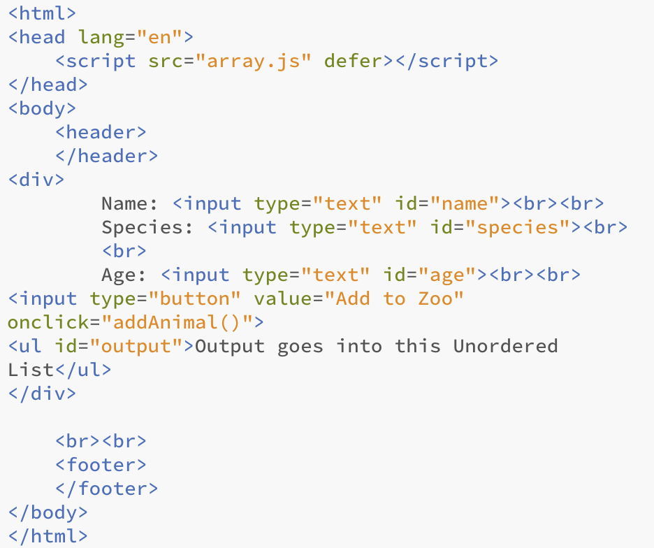Solved This is JAVASCRIPT, not JAVA Hello, I am making a | Chegg.com