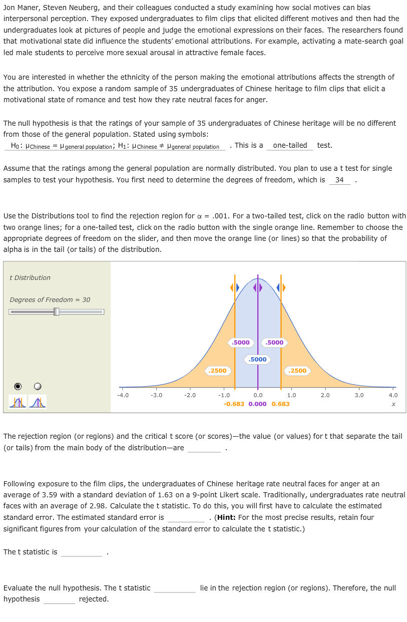 Solved Jon Maner, Steven Neuberg, and their colleagues | Chegg.com