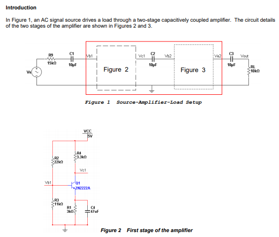 Introduction In Figure 1, an AC signal source drives | Chegg.com