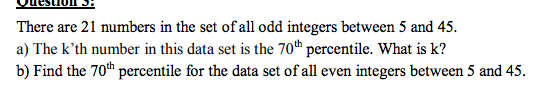 Solved There are 21 numbers in the set of all odd integers | Chegg.com