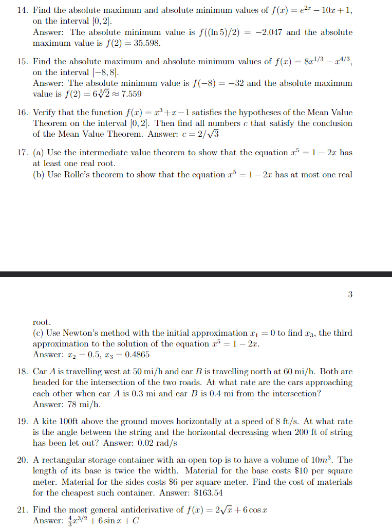 Solved please solve each question with a decent amount of | Chegg.com