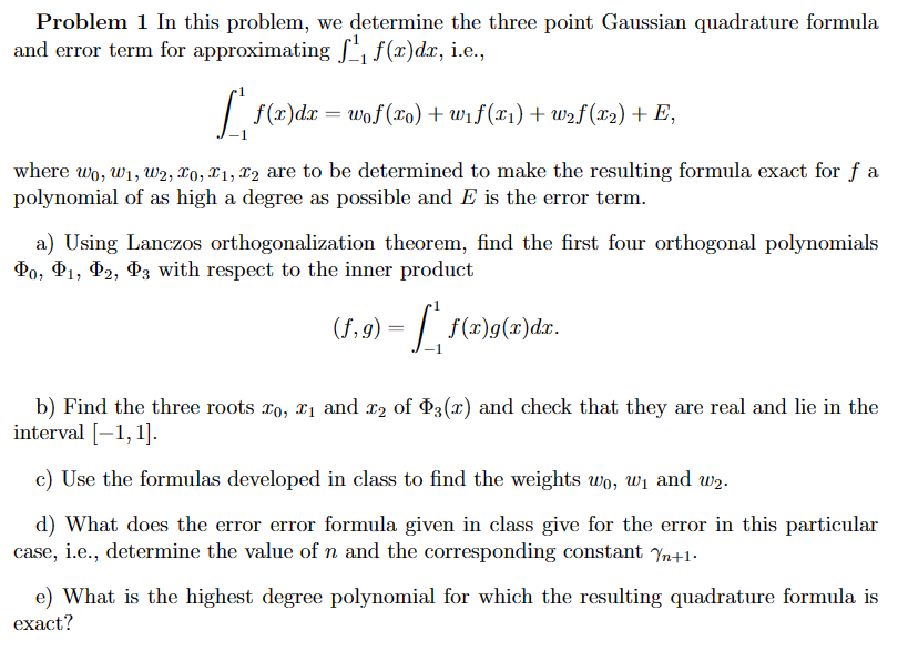 Solved Problem 1 In this problem, we determine the three | Chegg.com Solved Problem 1 In this problem, we determine the three | Chegg.com