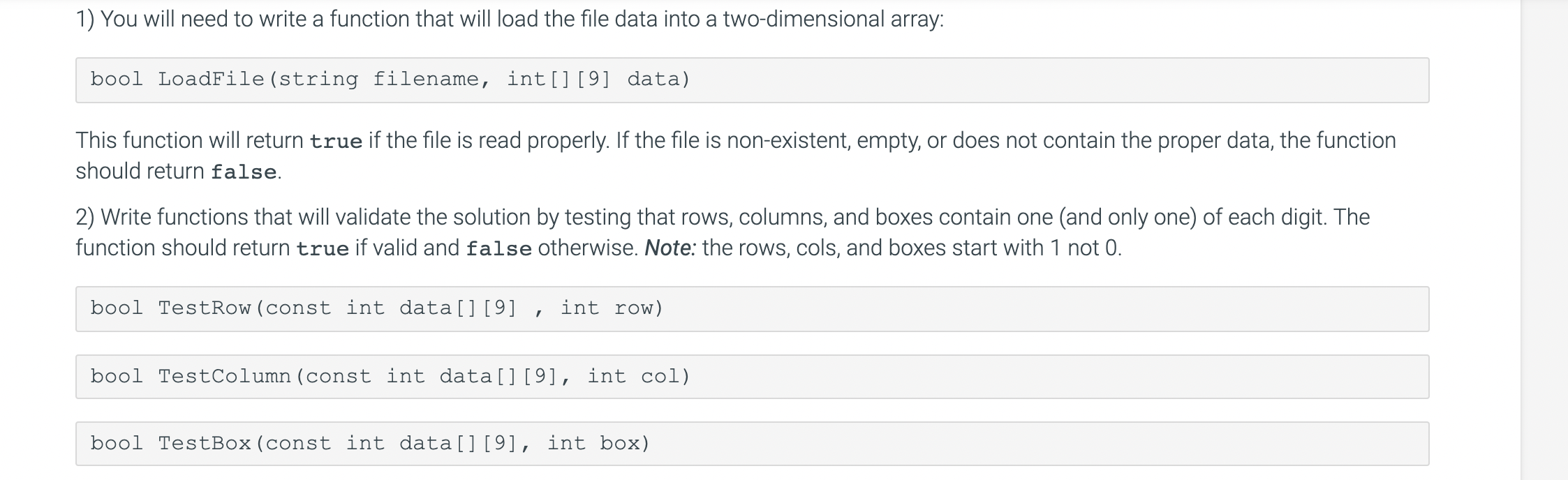 Solved 9.20 PROJECT: Sudoku Validation You will be writing a | Chegg.com