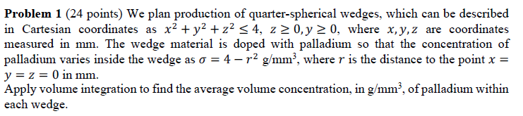 Solved Problem 1 (24 points) We plan production of | Chegg.com