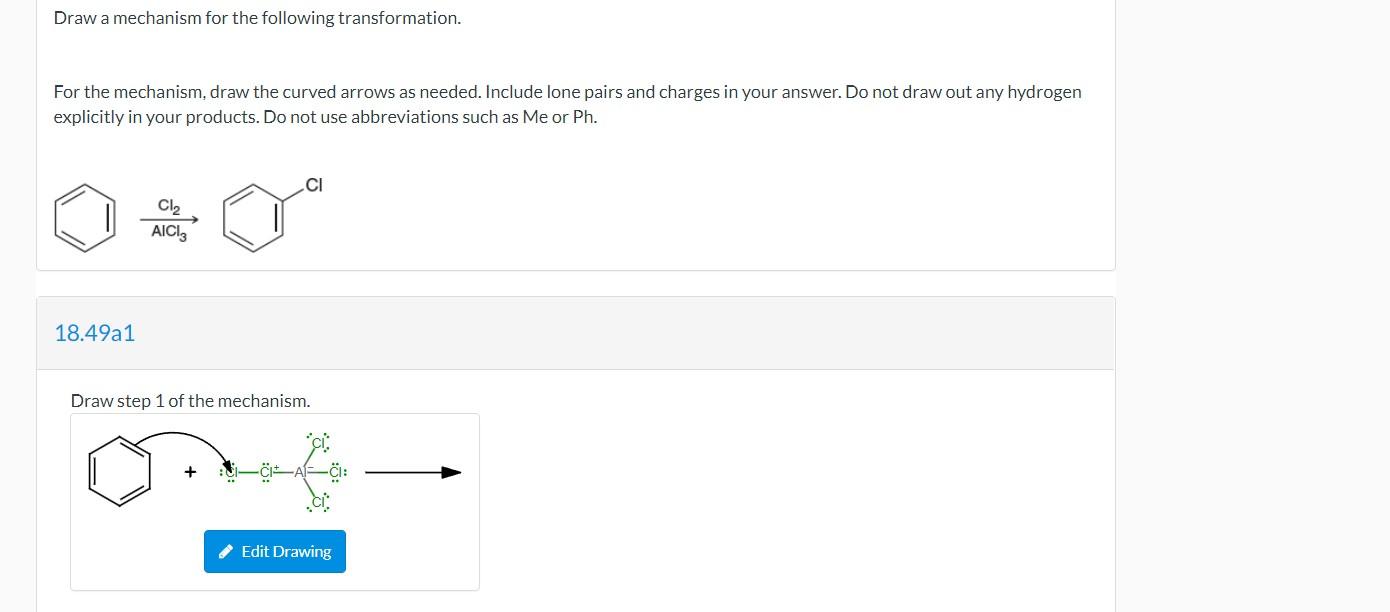 Solved Draw a mechanism for the following transformation. | Chegg.com