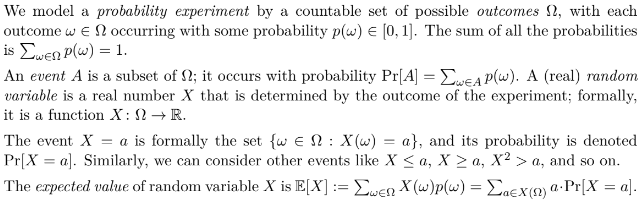 Solved We model a probability experiment by a countable set | Chegg.com