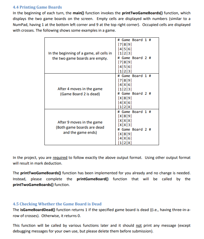 Solved 4. Detailed Program Design 4.1 Header Files and | Chegg.com
