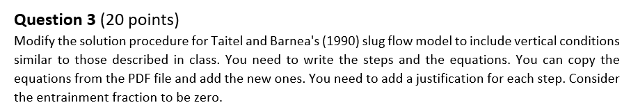 Solved Question 3 (20 ﻿points)Modify the solution procedure | Chegg.com