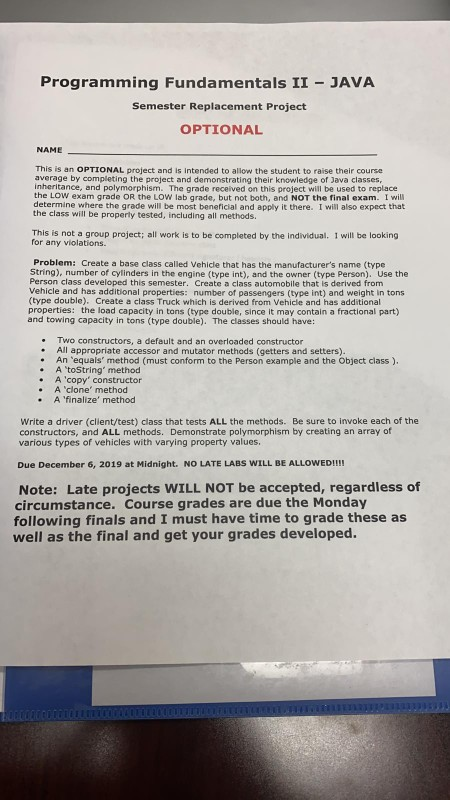 java 1337 Person class: public class Person { | Chegg.com