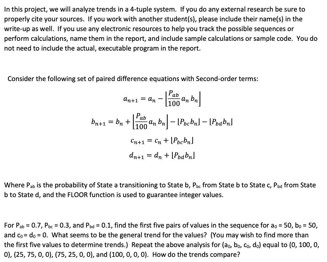 Systems of n-tuple sequences are very often defined | Chegg.com